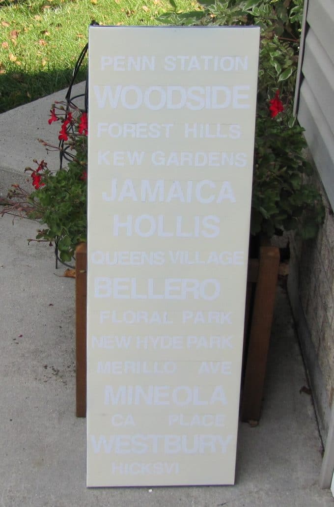 DIY Subway Sign - House of Hawthornes