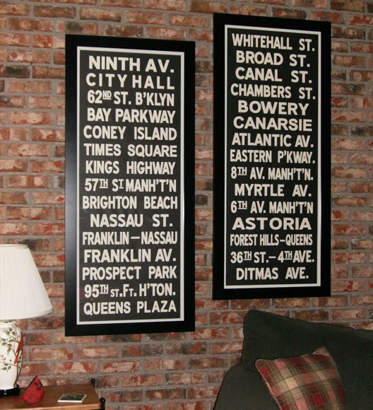 DIY Subway Sign - House of Hawthornes