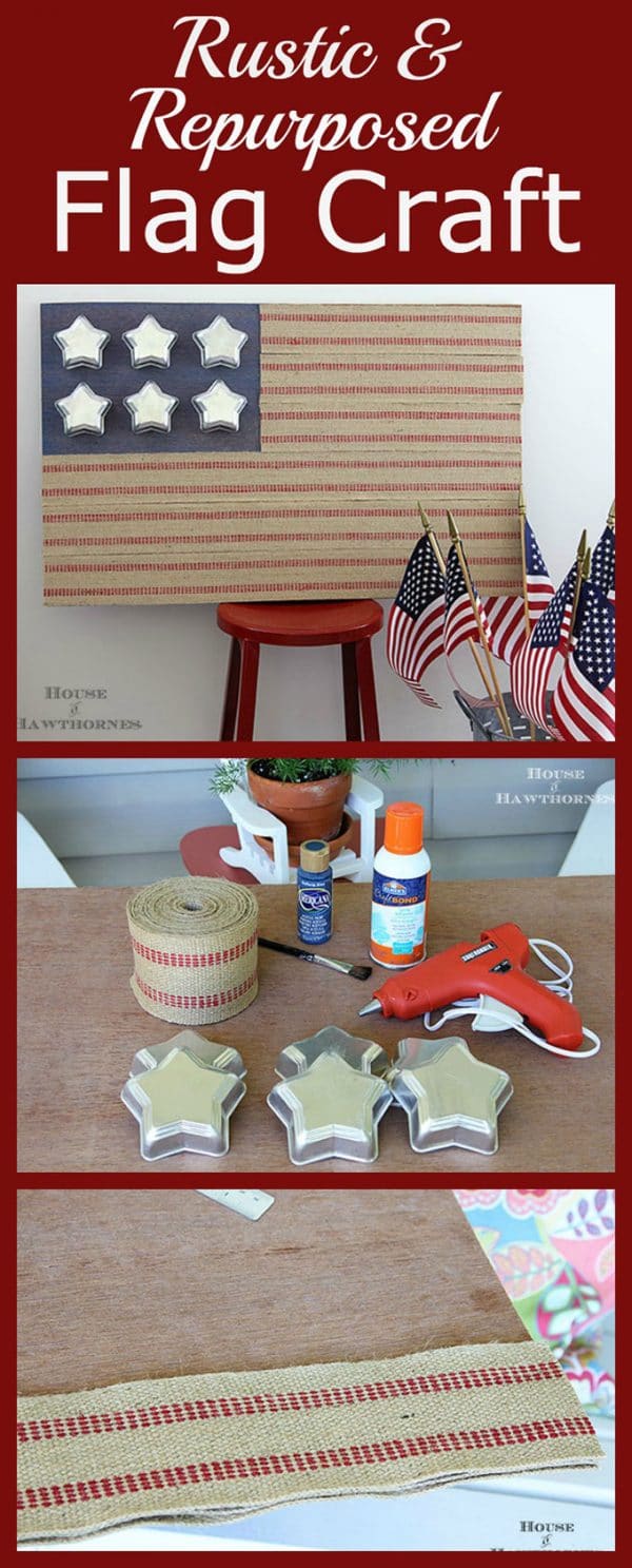 DIY Rustic Farmhouse Flag - House of Hawthornes