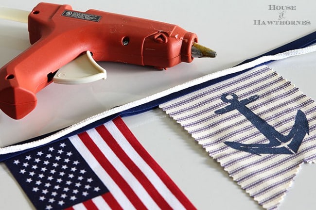 DIY Nautical Patriotic Banner - House of Hawthornes