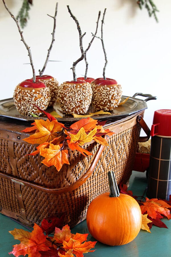 Making Faux Caramel Apples (For Fall Decor) - House of Hawthornes