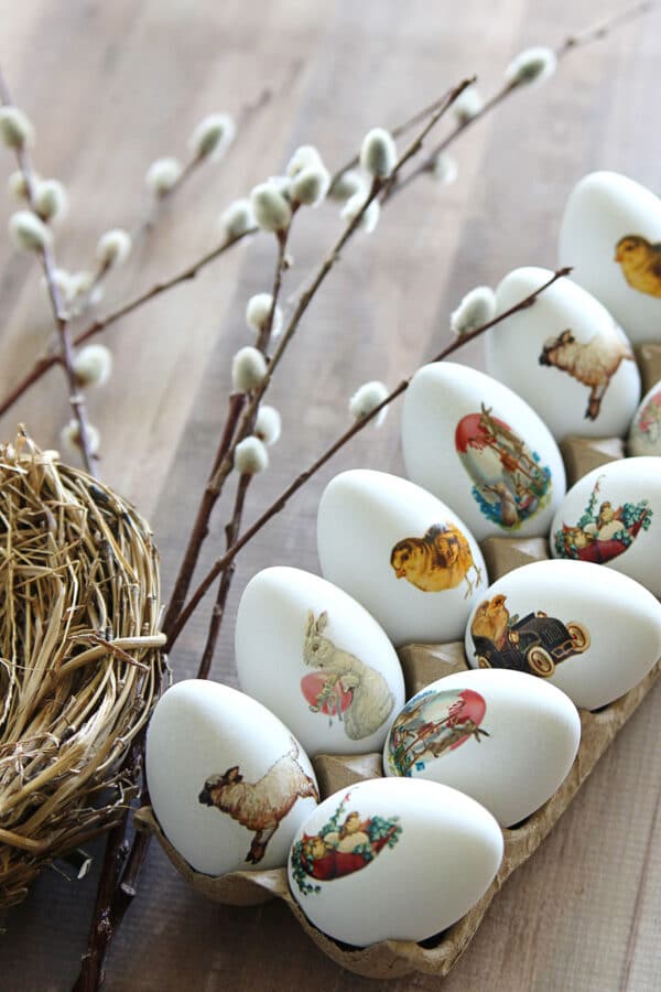 DIY Easter Egg Temporary Tattoos: Vintage Style - House of Hawthornes
