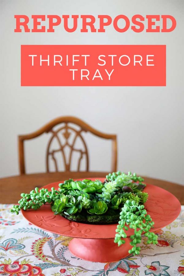 Boho Succulent Garden From Repurposed Tray - House of Hawthornes