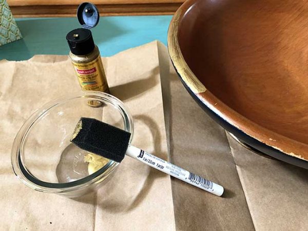 Thrift Store Wooden Salad Bowl Repurpose - House of Hawthornes