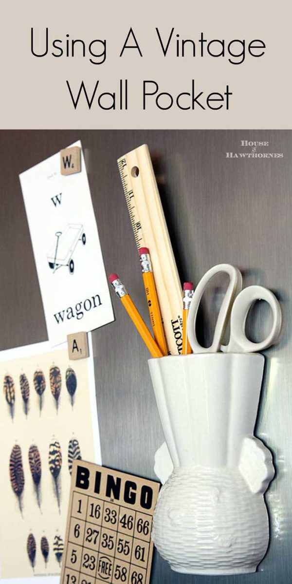 Vintage Wall Pocket Organizer - House of Hawthornes