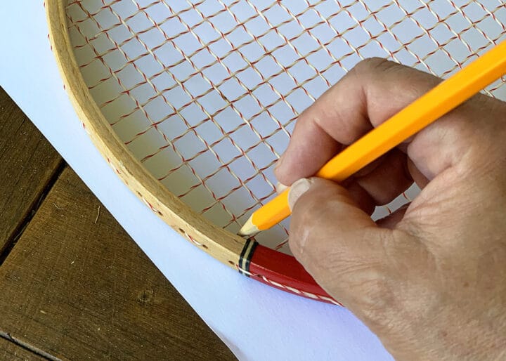 Badminton Racket Repurpose - House of Hawthornes