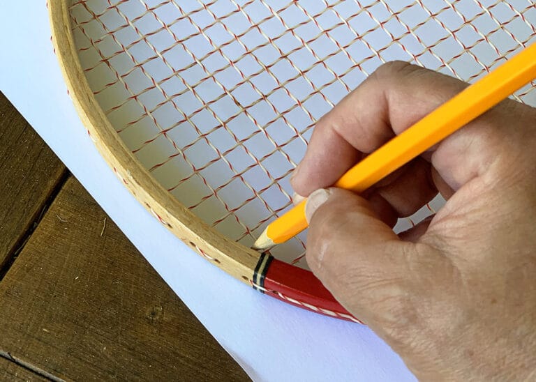 Badminton Racket Repurpose - House of Hawthornes