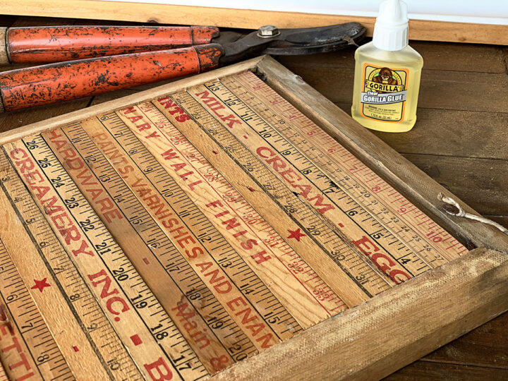Repurposed Yardstick Craft Idea - House of Hawthornes