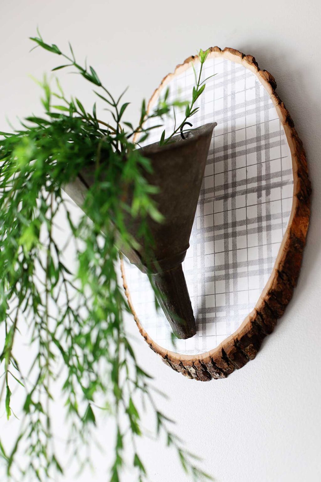 Galvanized Funnel Repurpose Project - House of Hawthornes