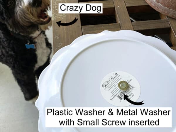 DIY Tiered Tray From Dinner Plates - House of Hawthornes