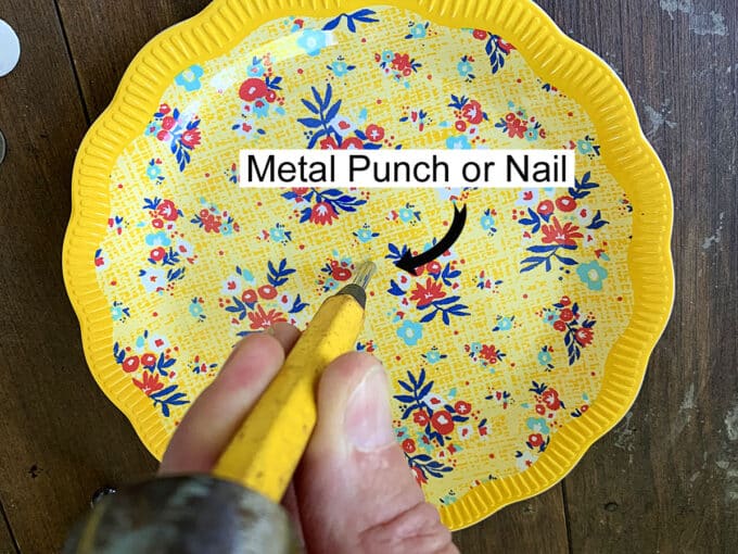 DIY Tiered Tray From Dinner Plates - House of Hawthornes