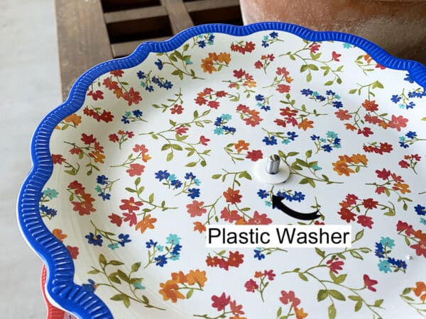 DIY Tiered Tray From Dinner Plates - House of Hawthornes