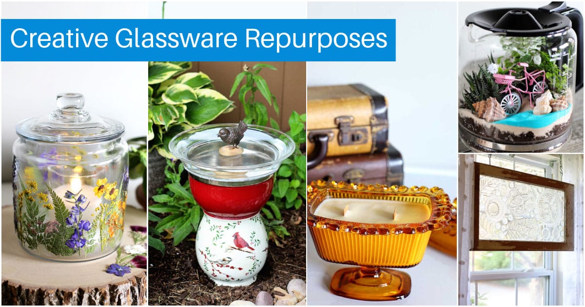 Thrift Store Glassware Repurposing | 10 Creative Projects