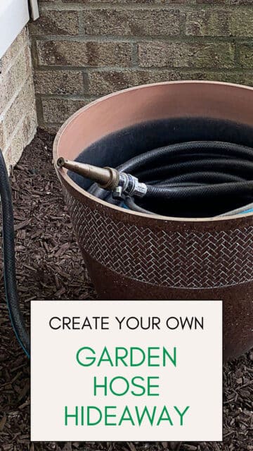 DIY Garden Hose Pot - House of Hawthornes