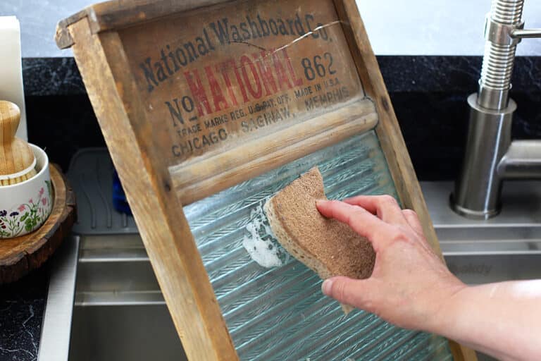Turn A Vintage Washboard Into A Rustic Table Centerpiece