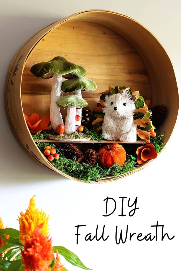 Thrift Store Repurpose: DIY Cheese Box Wreath
