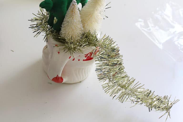 Repurposed Santa Mug Decor | Dollar General Craft - House of Hawthornes