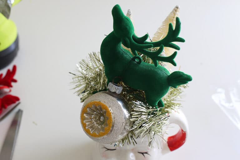 Repurposed Santa Mug Decor | Dollar General Craft - House of Hawthornes