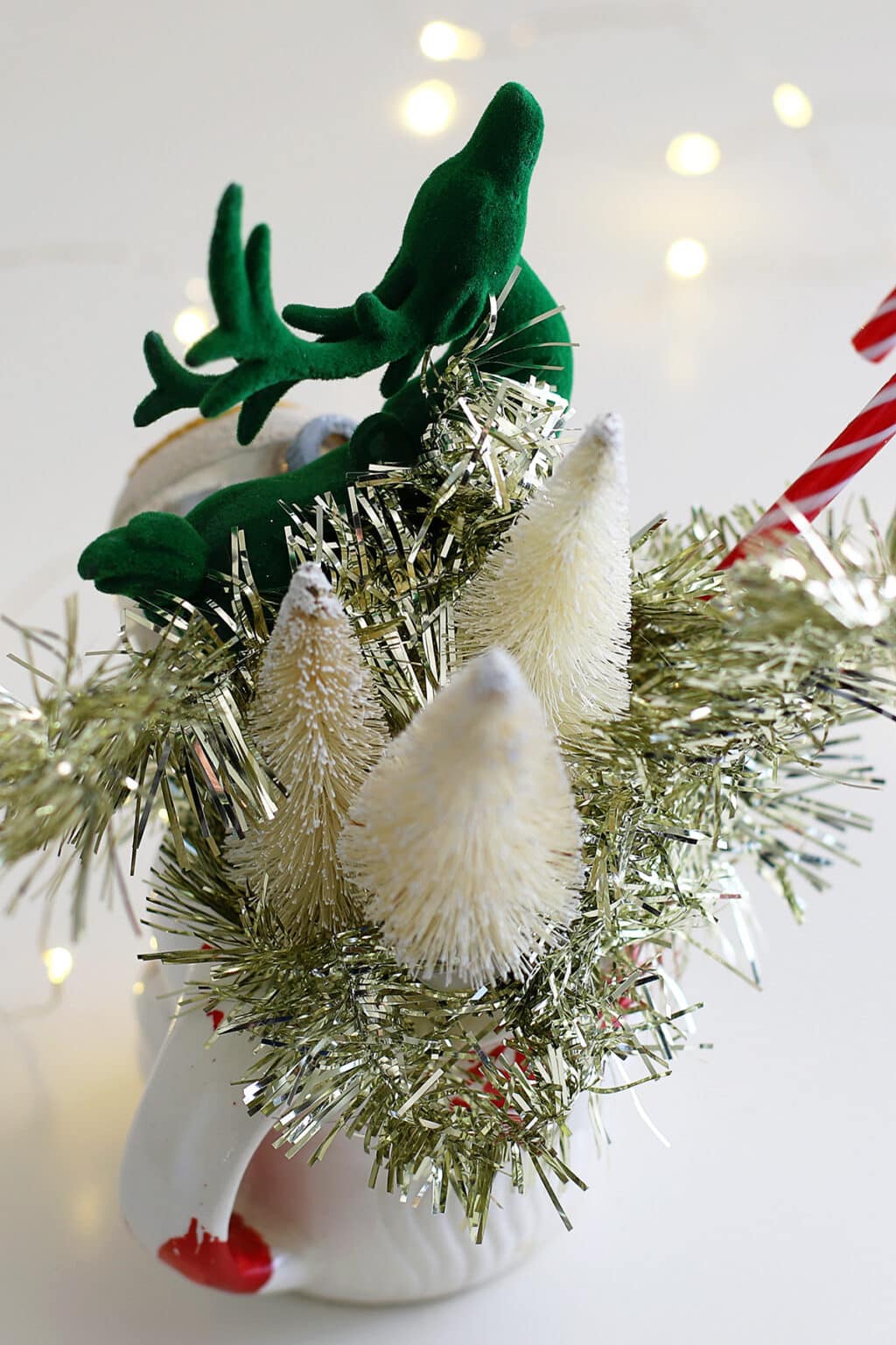 Repurposed Santa Mug Decor | Dollar General Craft - House of Hawthornes