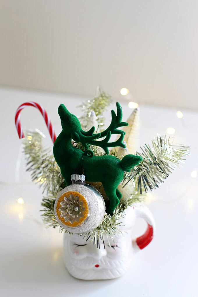 Repurposed Santa Mug Decor | Dollar General Craft - House of Hawthornes