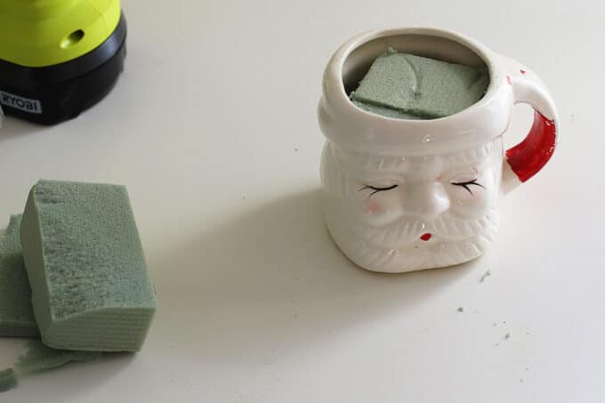 Repurposed Santa Mug Decor | Dollar General Craft - House of Hawthornes